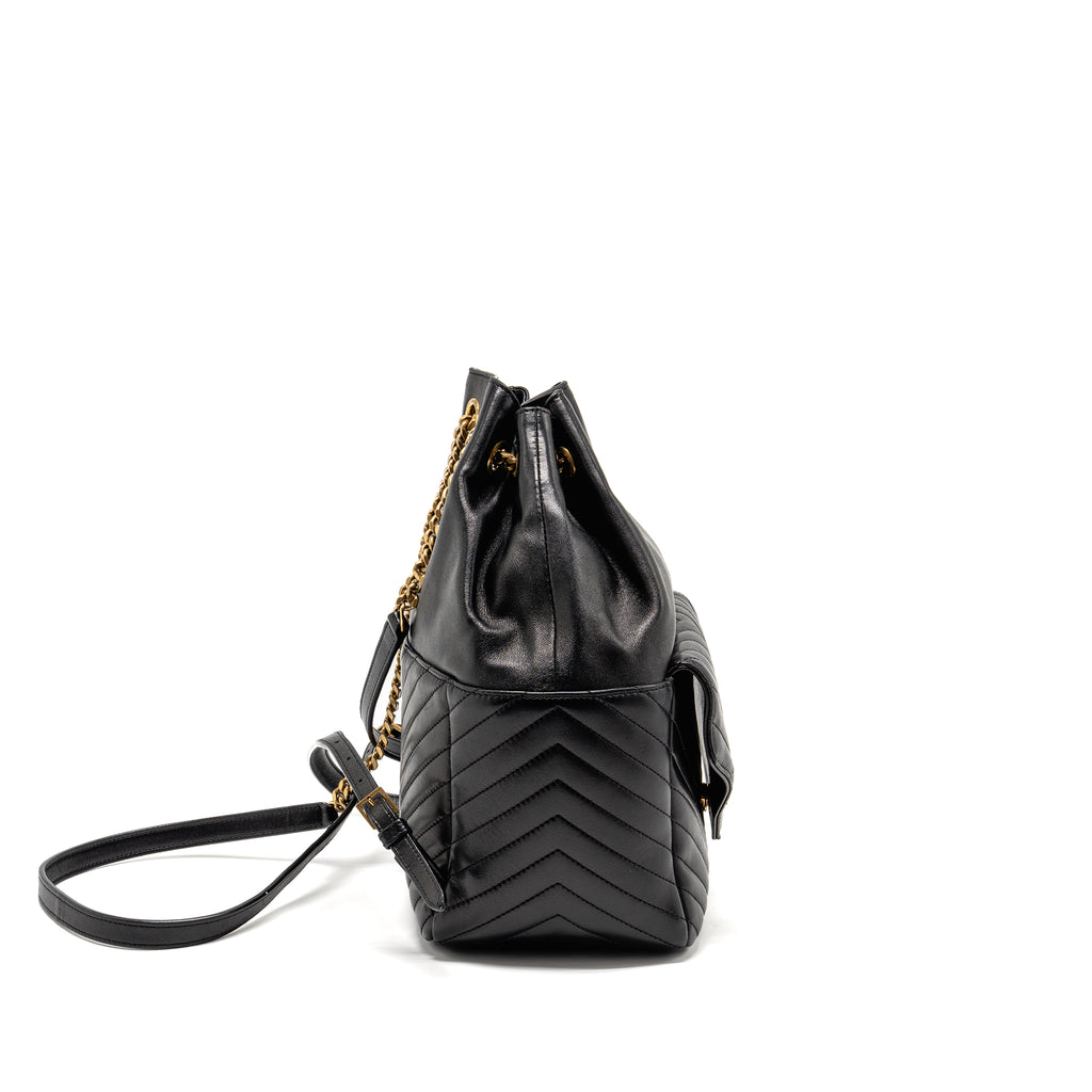 Saint Laurent/YSL Joe Backpack Lambskin Black GHW