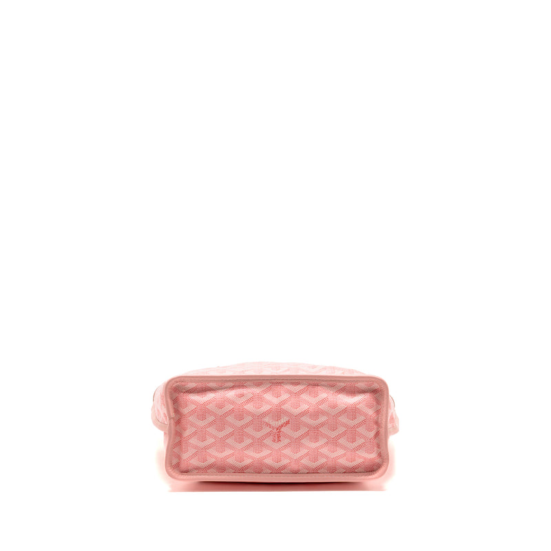 Goyard mini Anjou tote goyardine canvas / calfskin pink
