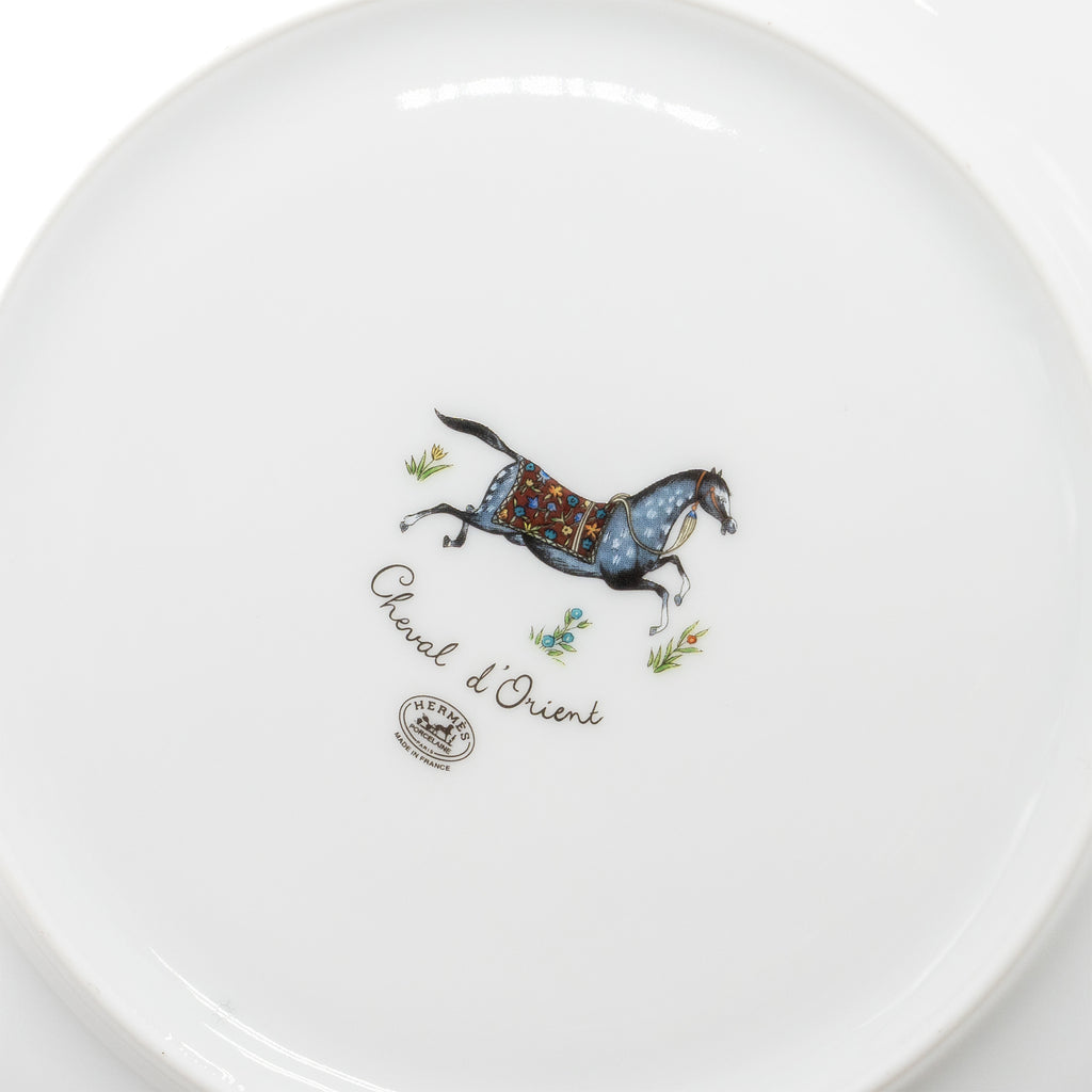 Hermes Assiette Dessert Cheval Plate (Sell In A Set)
