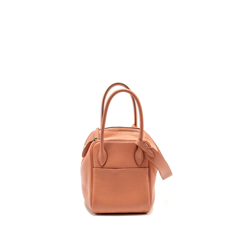 Hermes Lindy 26 Clemence 3L Rose Tea SHW Stamp Square R