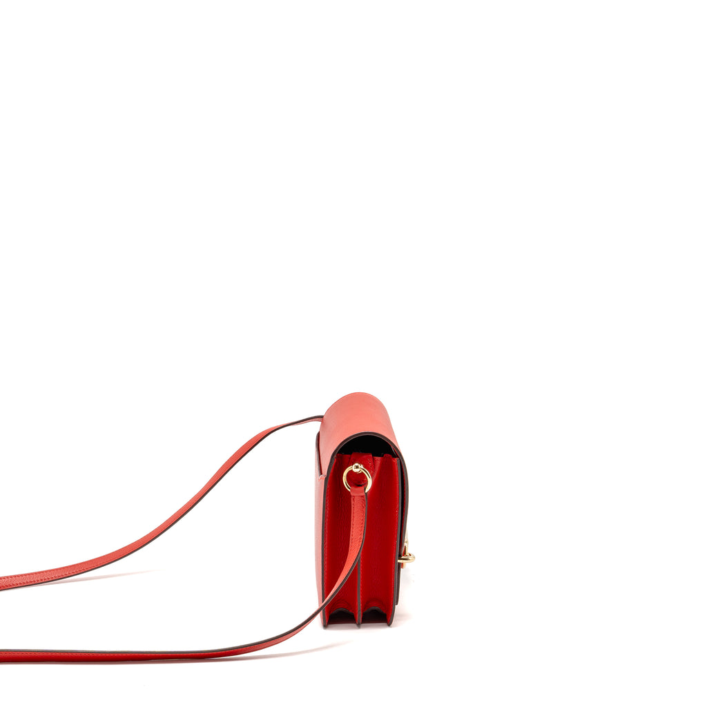 Hermes Mini Roulis Evercolor S3 Rouge De Coeur LGHW Stamp D