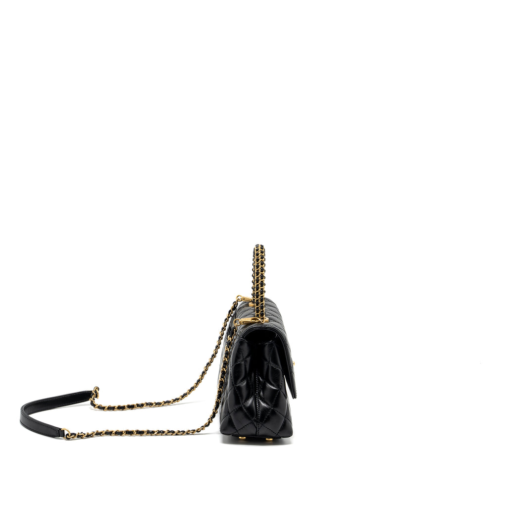 Chanel Small Coco Handle Limited Edition Smooth Calfskin Black GHW(Mic
