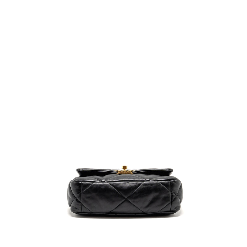 Chanel Small 19 bag Lambskin black multicolor hardware (microchip)