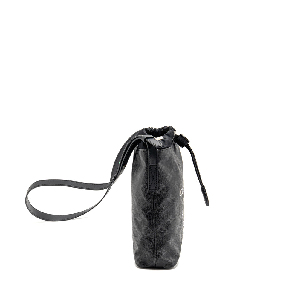 Louis Vuitton Monogram Eclipse Fragment Nano Bag Canvas Black SHW