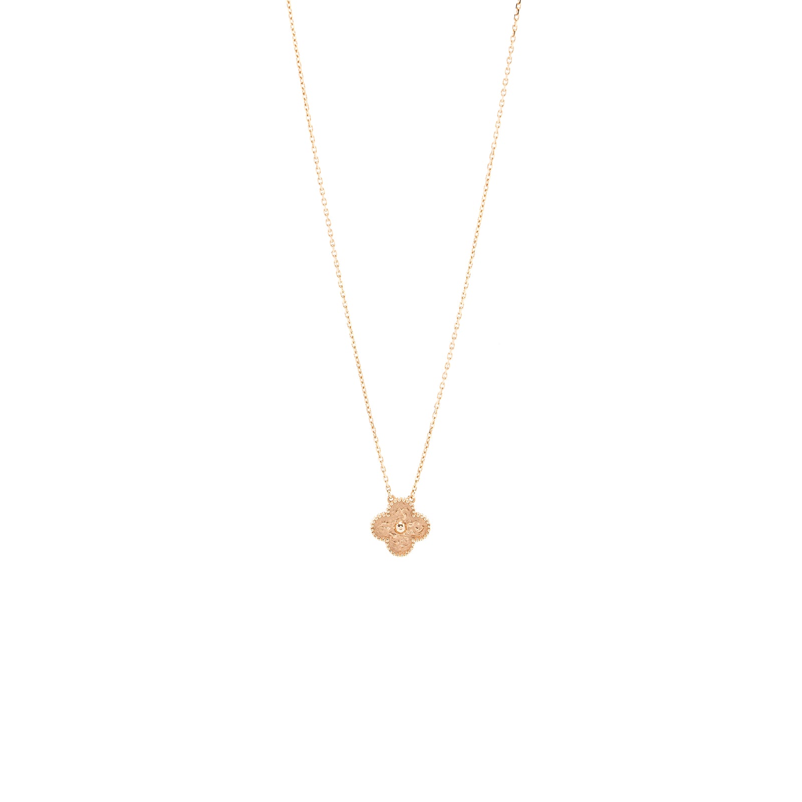 Vintage alhambra pendant rose gold store