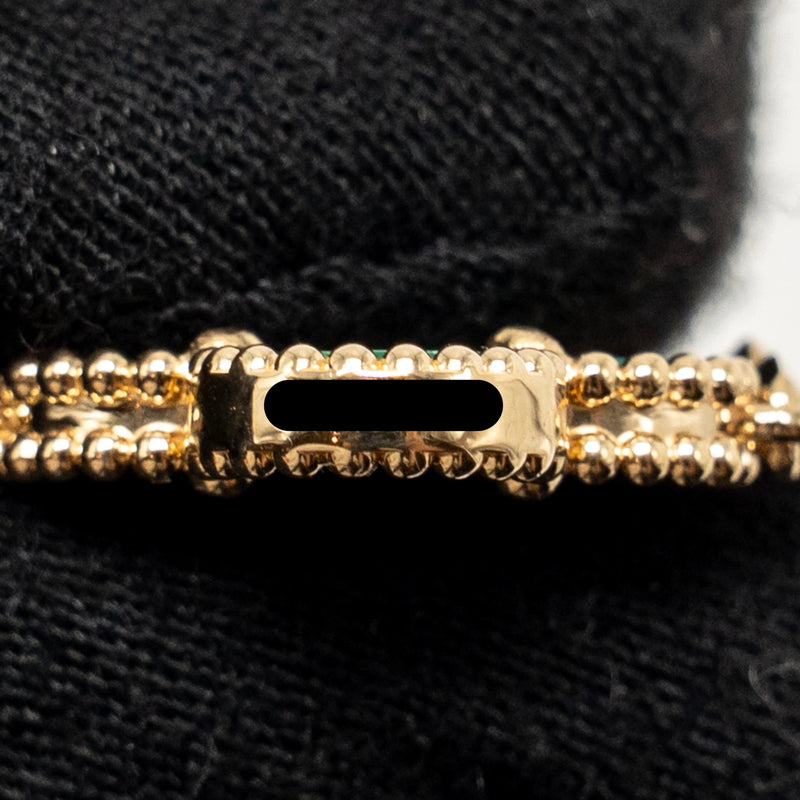 Van Cleef & Arpels Vintage Alhambra Bracelet Yellow Gold, Diamonds, Ma