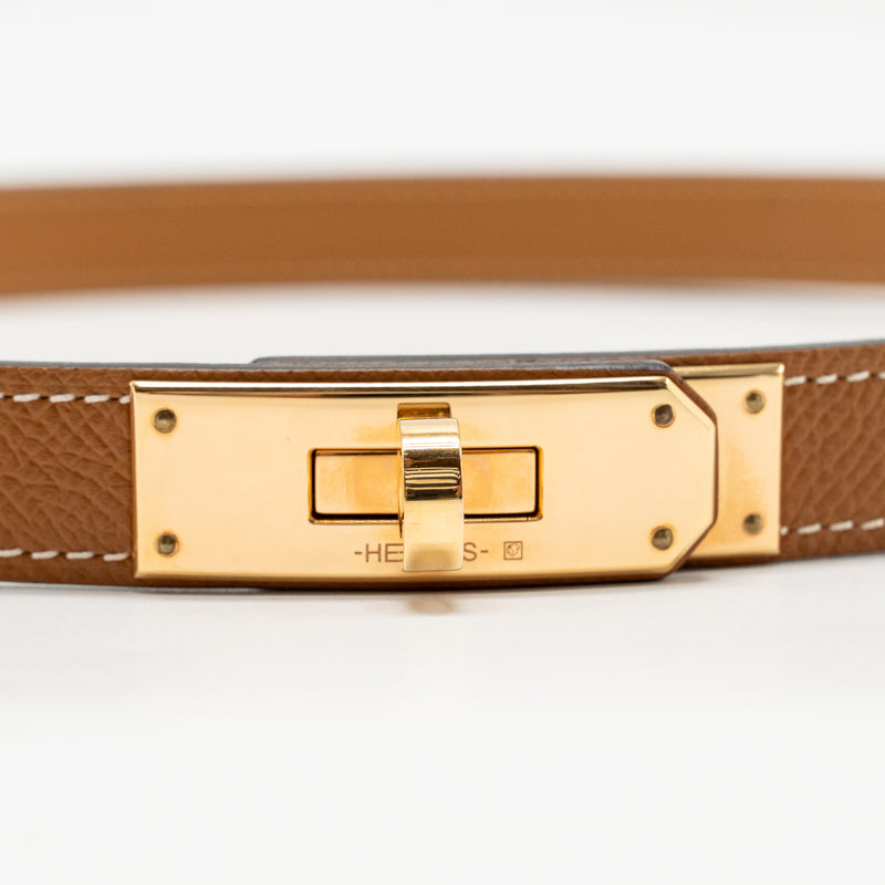 Hermes Kelly 18 Belt Leather Gold RGHW Stamp Y