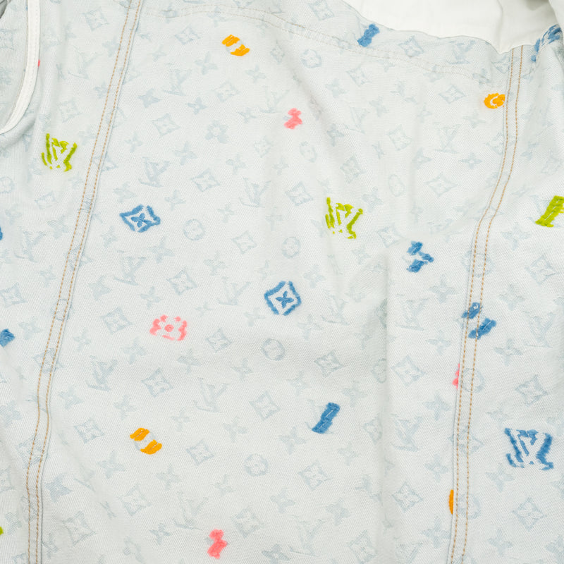 Louis Vuitton Size 50 Tyler, The Creator Monogram Denim Jacket Cotton/