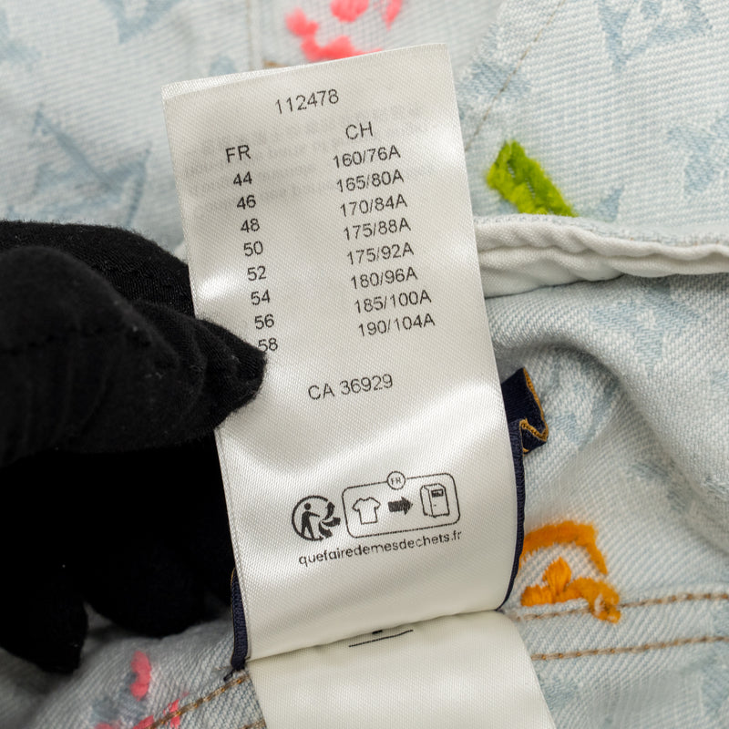 Louis Vuitton Size 50 Tyler, The Creator Monogram Denim Jacket Cotton/