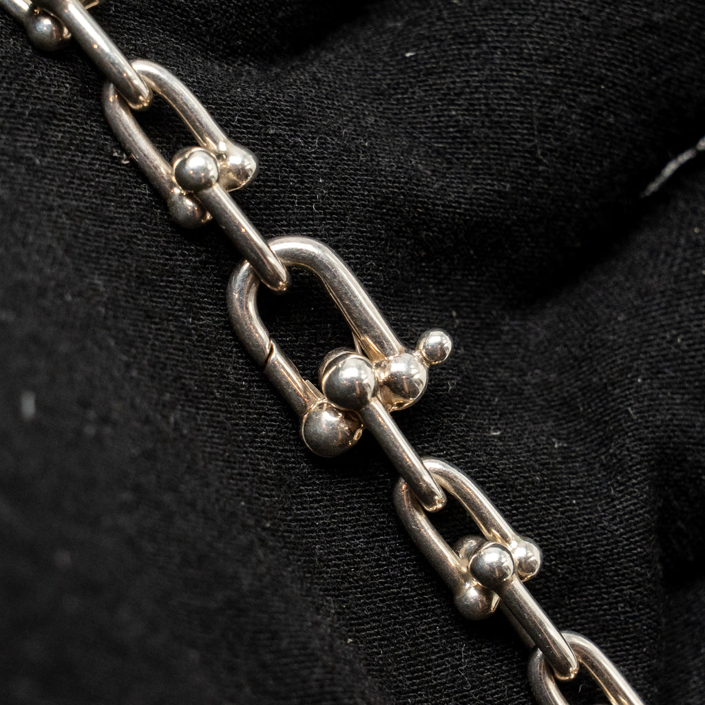 Tiffany hardware small link necklace sterling silver