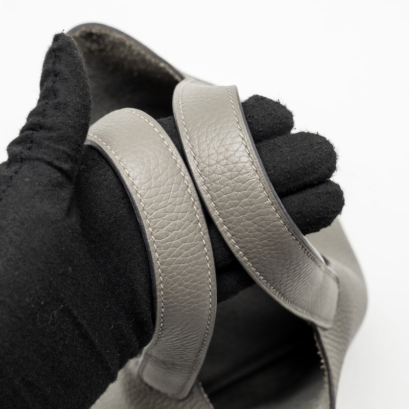 Hermes picotin 18 lock bag clemence Gris meyer GHW stamp U