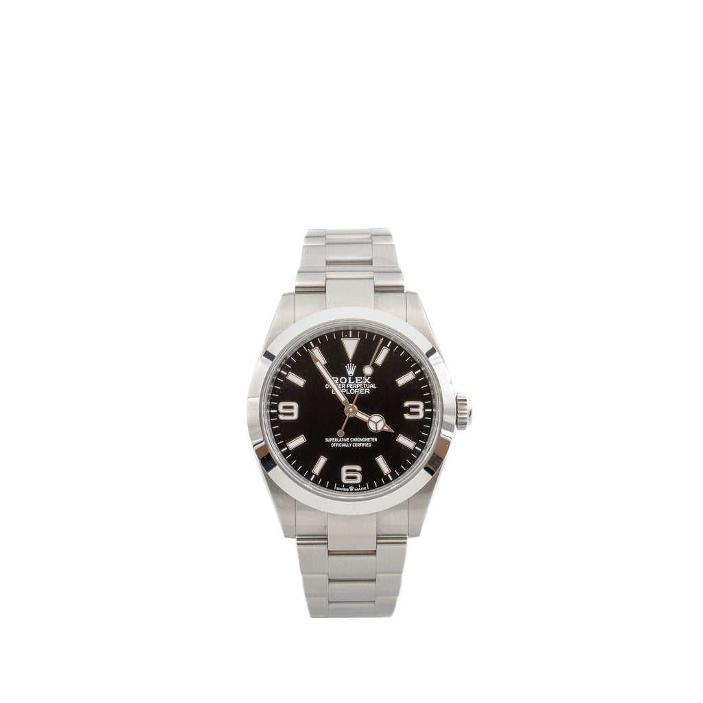 Rolex Explorer 40 Oystersteel Black Dial Model: 224270-0001