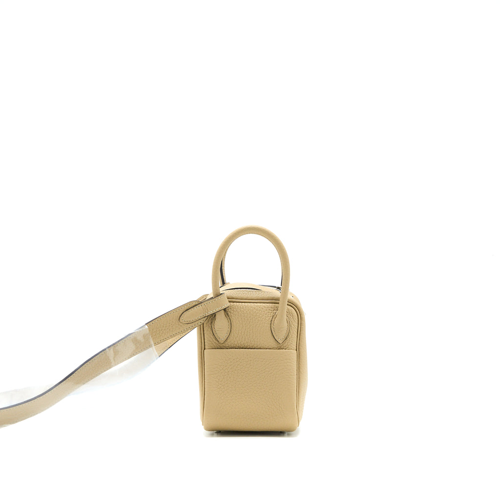 Hermes Mini Lindy Clemence Trench SHW Stamp U