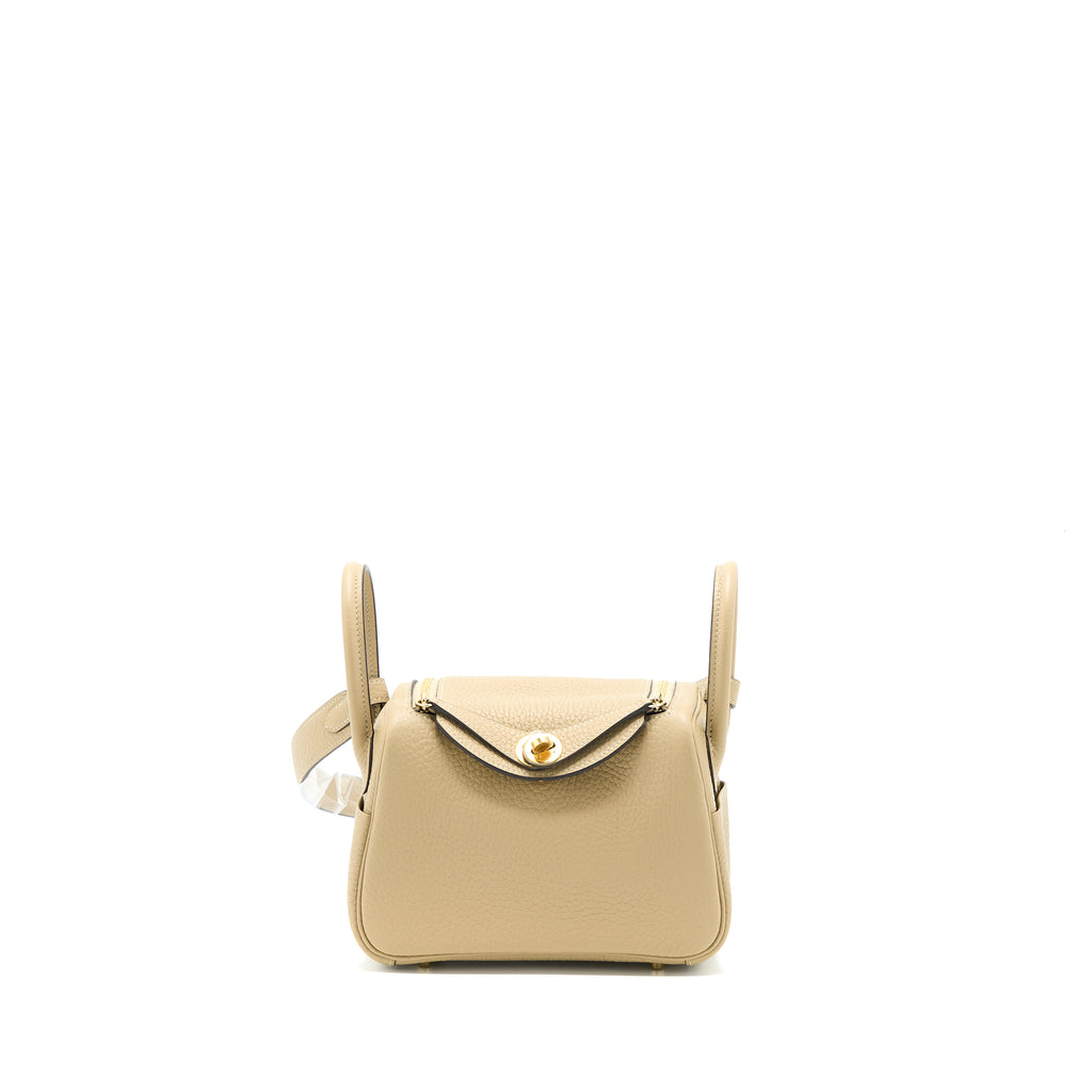 Hermes Mini Lindy Clemence Trench GHW Stamp U
