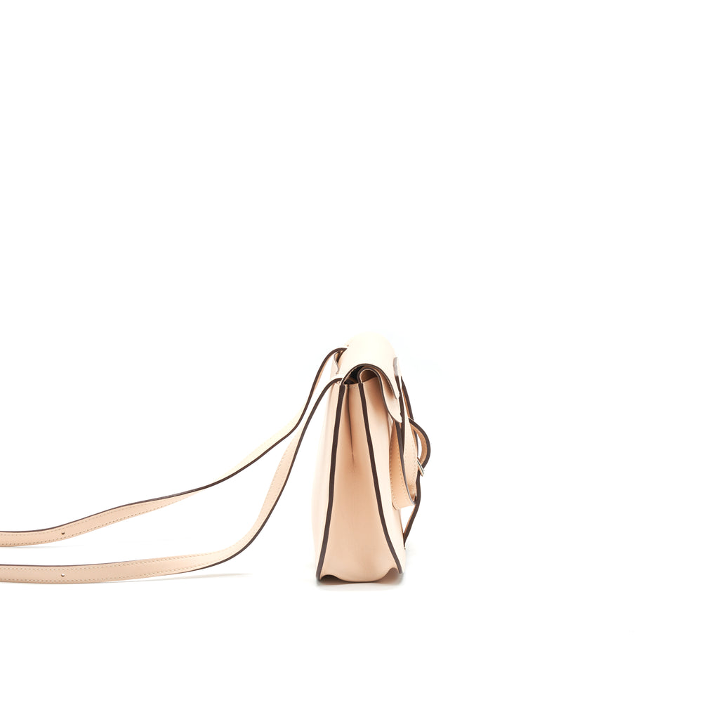 Hermes Sac Halzan Mini Bag Stamp X Light Pink