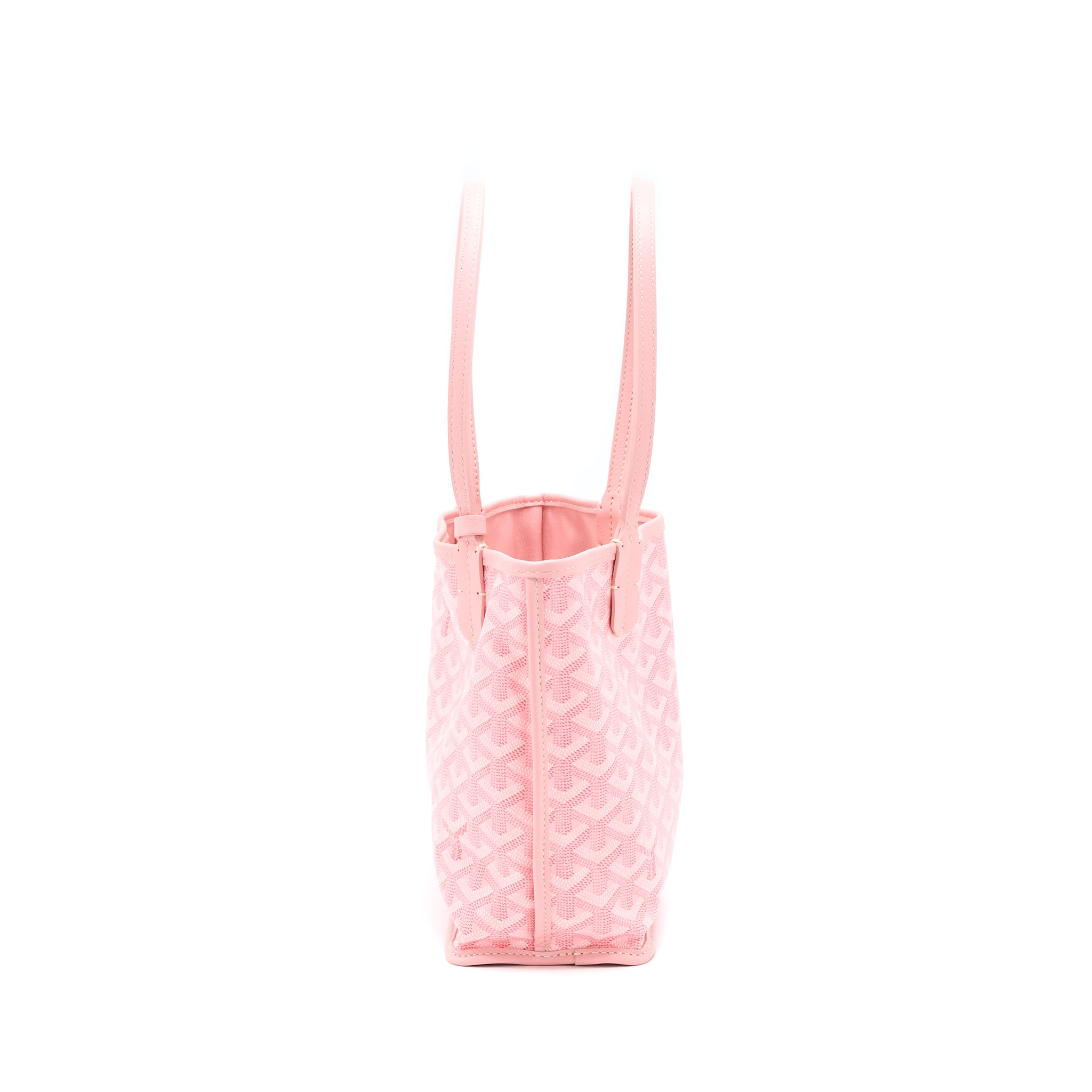 Goyard Limited Edition Anjou Mini Bag Canvas/Calfskin Pink SHW