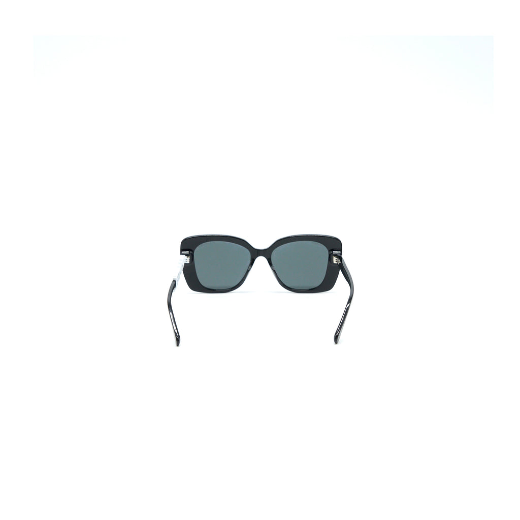 Chanel 5422 Square Sunglasses Crystal Black/White